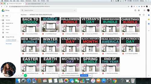 Year Long Speech Therapy Interactive PDF Lesson Plans for Distance Learning