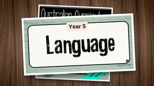 V9 English YEAR 5 Learning Goals/Intentions and Success Criteria – 100% ...