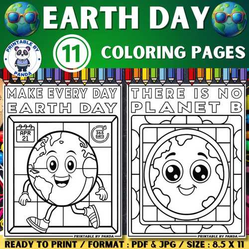 Earth Day Coloring Pages Sheets - Earth Day Activities Second Grade To ...