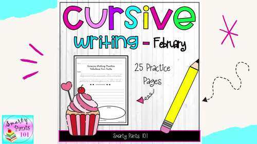 Cursive Writing Practice Sentences February Handwriting, Jokes, Fun Facts