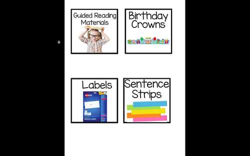 Classroom Labels Fits into Target Dollar Spot Labels-Editable and ...