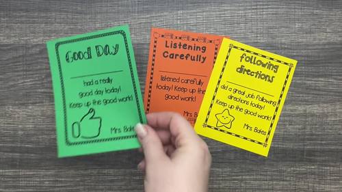 Positive Behavior Parent Communication with Editable Notes | TPT