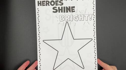 Veterans Day Craft & Bulletin Board Kit 3 Patriotic Crafts Thank You ...