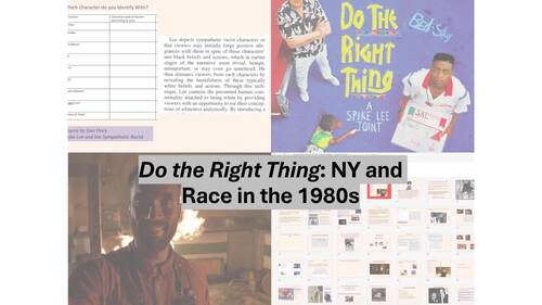 Do the Right Thing Discussion AP African American Studies or Gen Ed Classes