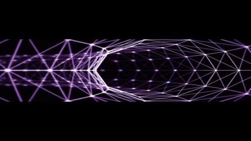 Google Classroom Anime Banner - Geometric Purple Turnnel by Olivia and ...