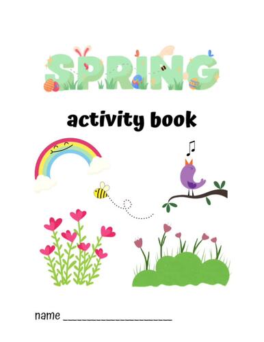 Spring Activity Book by KS Fun Creative | TPT