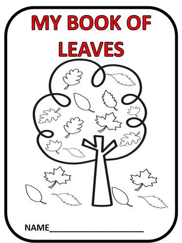 My book of leaves/Tracing and coloring leaves/ Print and Go!/Autumn/Fall