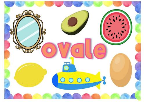 Les Formes - French Shapes Posters/Flashcards by The French Lady