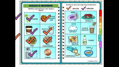 Mezclas y Soluciones Libreta Interactiva DIGITAL & PRINT by Latinflower ...