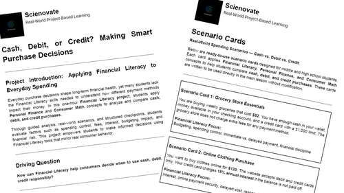 Financial Literacy Project | Making Smart Purchase Decisions by Scienovate