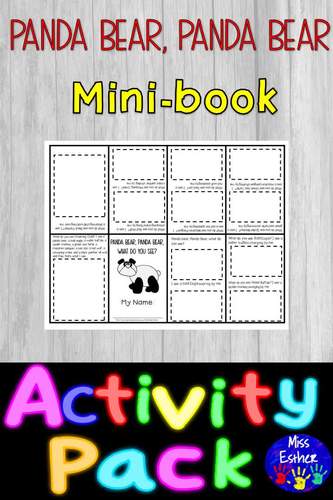 What do you see Panda Bear - 12 Resource Activity Pack w / BOOM CARD BONUS