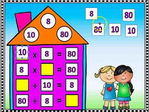 Multiplication & Division Fact Family Practice, Number Bonds to 20 ...
