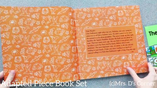 October Adapted Piece Book Set [ 14 book sets included! ] by Mrs Ds Corner