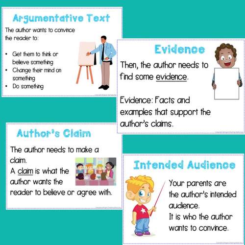 Argumentative Text Bundle- Presentation, Graphic Organizer & Writing ...