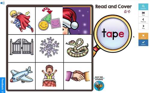 Christmas Boom Cards Games | CVCE Words by Busy Bee Studio | TpT