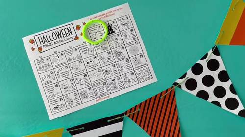 Halloween printable banner by KT Creates by Katie Bennett | TPT