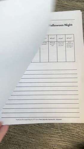 6th Grade October Early Finisher | Literacy, Math, and Art Activities