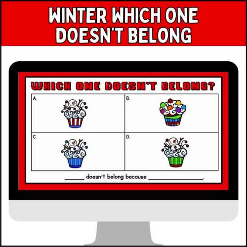 Winter Paperless Number Talk & Number Sense Routine Which One Doesn’t ...