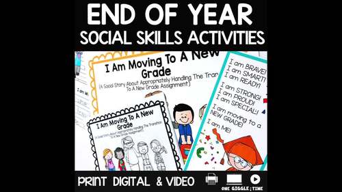 End of School Year Activities | Moving Up | New Grade | End of School
