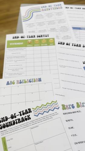 End-of-year Activity Bundle by East Nash Teacher | TPT