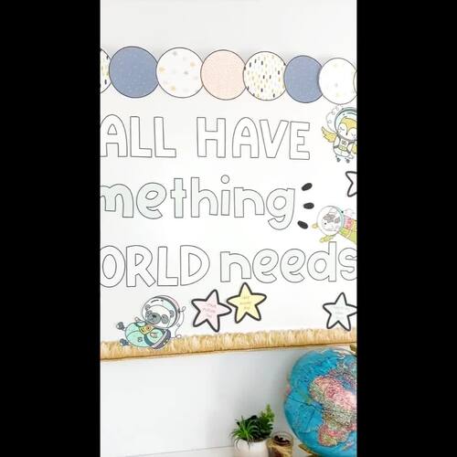 Diversity Inclusion Bulletin Board - Growth Mindset - Space Theme Class ...