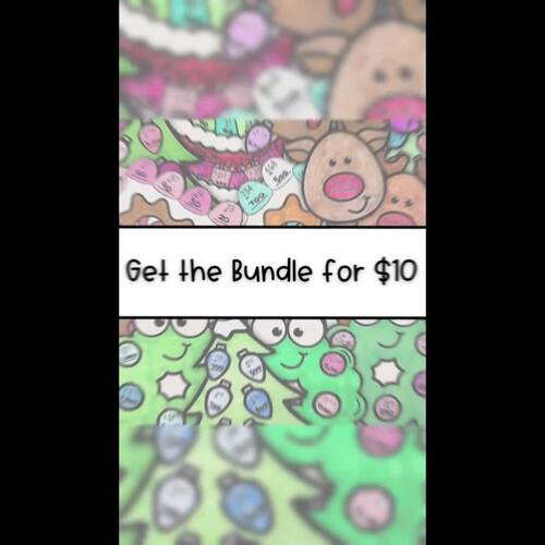 Christmas Rounding Math Craft Bundle | Use Place Value to Round Whole #'s