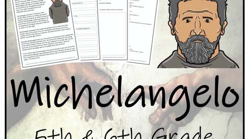 Michelangelo Close Reading Comprehension Activity | 5th Grade & 6th Grade