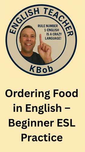 Ordering Food in a Restaurant – English for Beginners | TPT