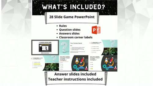 Science Inquiry Skills - Four Corners Science Chemistry Revision Game ...