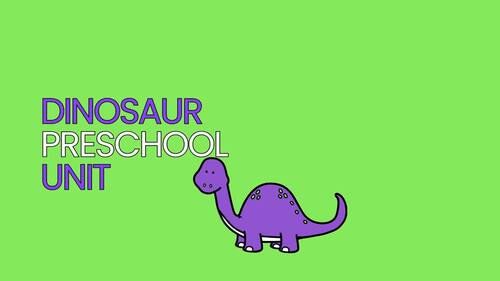 Dinosaur Preschool Unit | Dinosaur Crafts, Worksheets, Circle Time ...