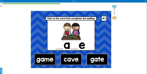 Silent E CVCE Mix Words Phonics Boom Cards Interactive Digital Task Cards