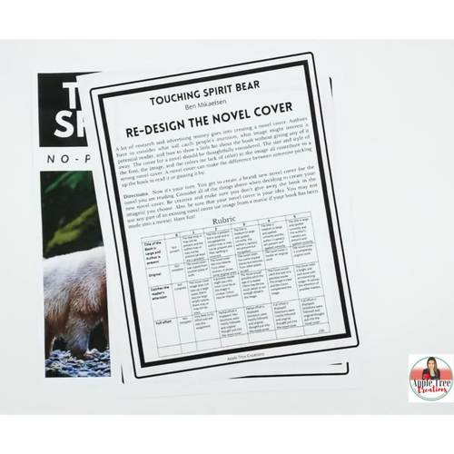 Touching Spirit Bear Novel Study by Apple Tree Resources | TPT