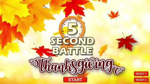 5 Second Rule Game - Thanksgiving day game - Games to play on zoom with ...