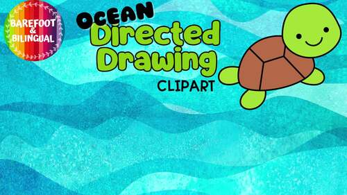 Ocean Directed Drawing Clipart | Ocean Clipart for Directed Drawing ...