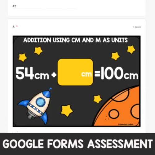 Addition with CM and M Google Forms Assessment | Module 2 L8 | TpT