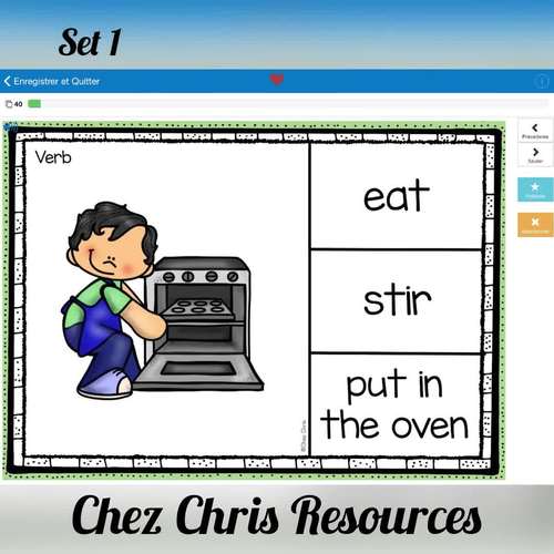 40 Cooking and Baking Vocabulary Words with Boom™ Cards - Deck 2 by ...