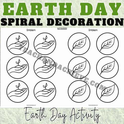 Earth Day Craft Decoration, Hanging Streamer Decor | Earth Day Activity ...
