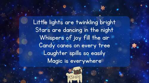 Music: Shimmering Snowflakes Choir Song Classroom Songs Reading Lyrics ...