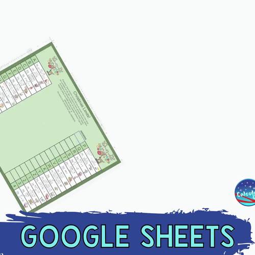 Limits - Christmas | Digital Activity Google™ Sheets by Calculus4u