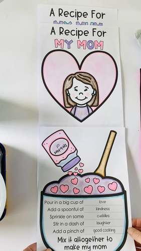 Mother’s Day Procedural Writing & Craft Printable - A Recipe for my Mum ...