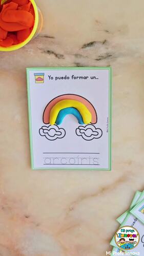 Spanish Spring Activities - Playdough Mats for Fine Motor Skills ...