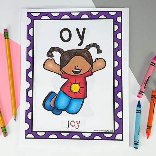 Diphthong Phonics Activities Bundle by PrintablePrompts | TPT