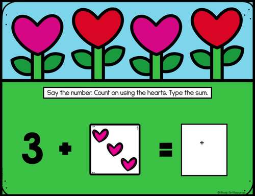 Valentine's Day Counting On Addition for Google Slides™ by Rhody Girl ...