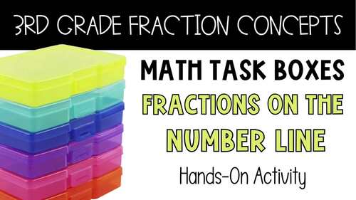 Math Task Box: Fractions on the Number Line Activity (3rd Grade)