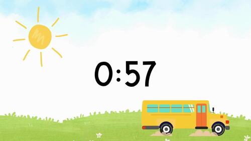 1 Minute Classroom Management Visual Timer BACK TO SCHOOL Time Management