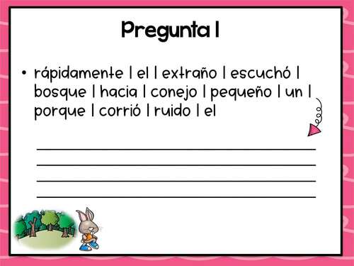 Spanish Editing and Revising | Building Sentences Practice | STAAR Style