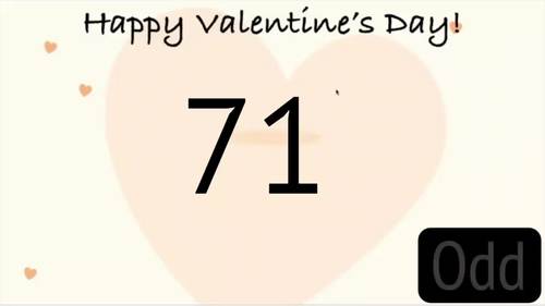 Valentine's Day Odd & Even Numbers 1-100 Google Classroom™ | TPT