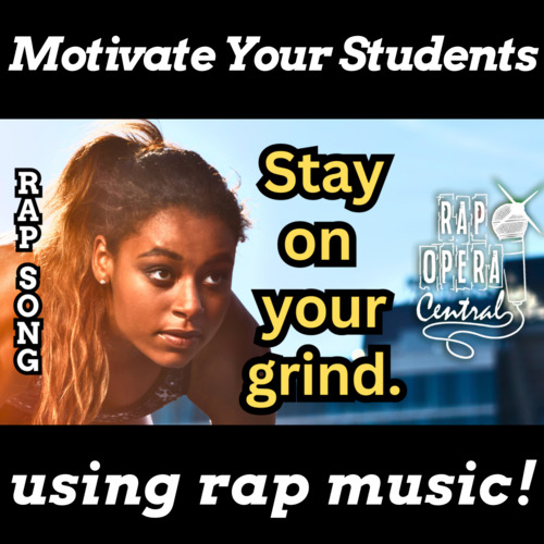 Rap Music Back to School Night Presentation with Slides and Video