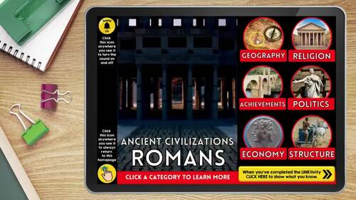Ancient Rome LINKtivity® | G.R.A.P.E.S - Geography, Religion ...