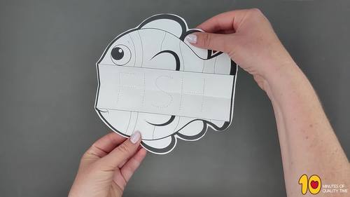 Early Writing – Fish Craft by 10 Minutes of Quality Time | TPT